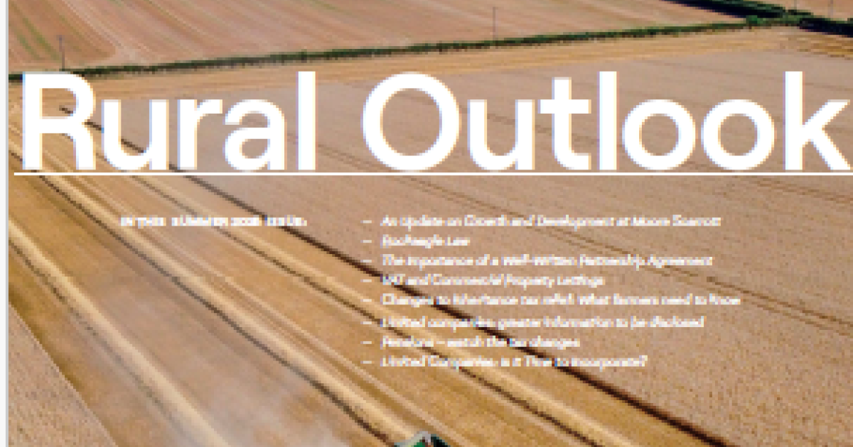Rural Outlook 2025 | Moore Scarrott